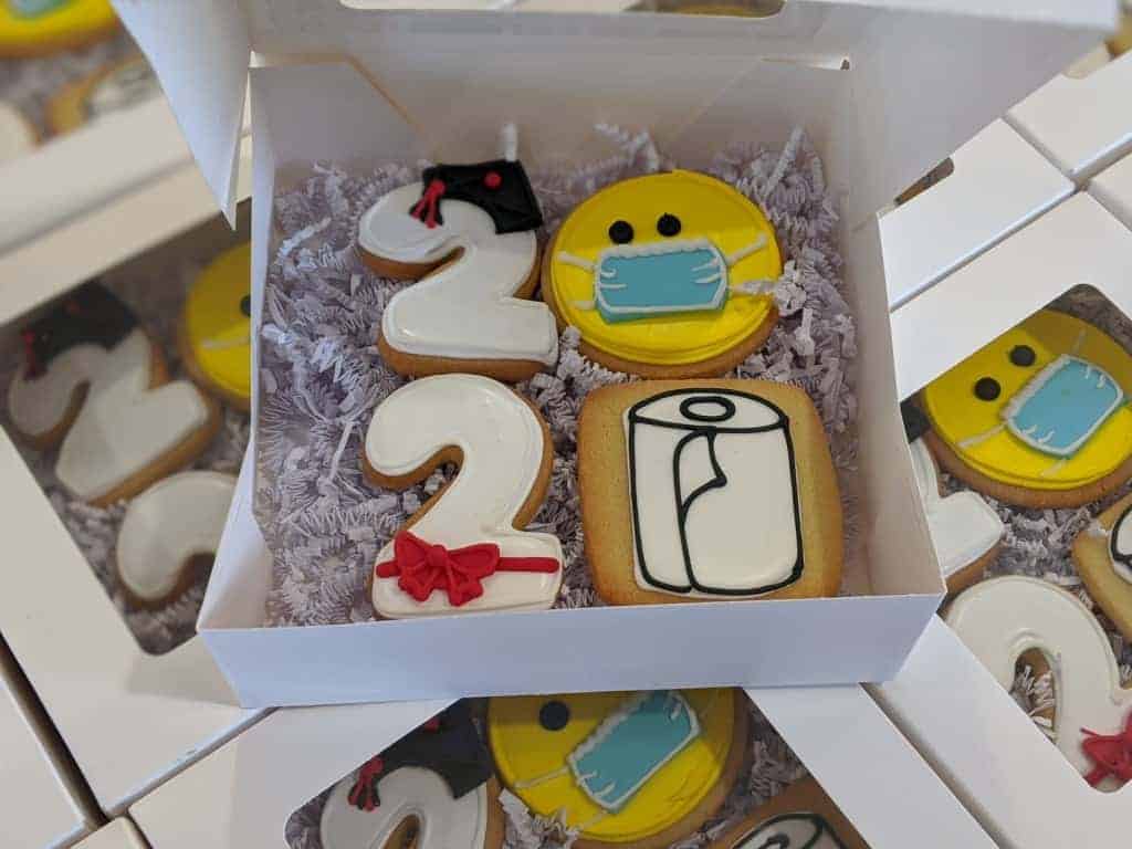 2020 Grad Cookies (4 pack) | Orland Park Bakery Orders